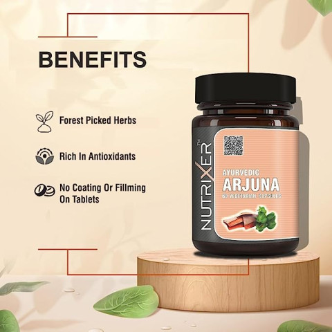 Arjuna capsules | Terminalla Arjuna | Arjuna Bark Extract | Natural ...