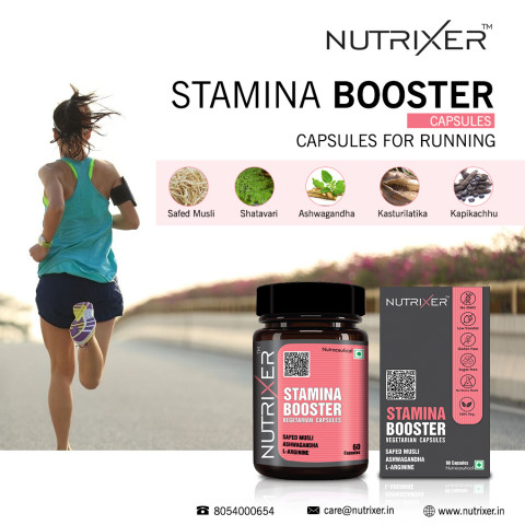 Nutrixer Stamina Booster Capsules | Buy Stamina Booster Online